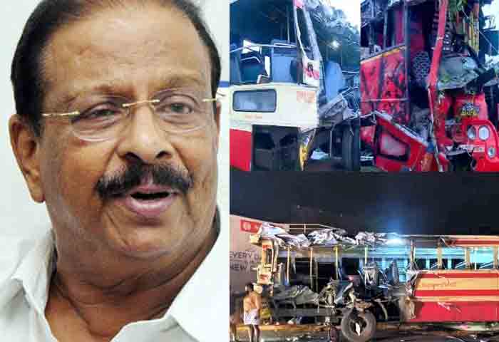 K Sudhakaran MP says | സ്‌കൂള്‍ കുട്ടികള്‍ സഞ്ചരിച്ച ബസ് അപകടത്തില് ...